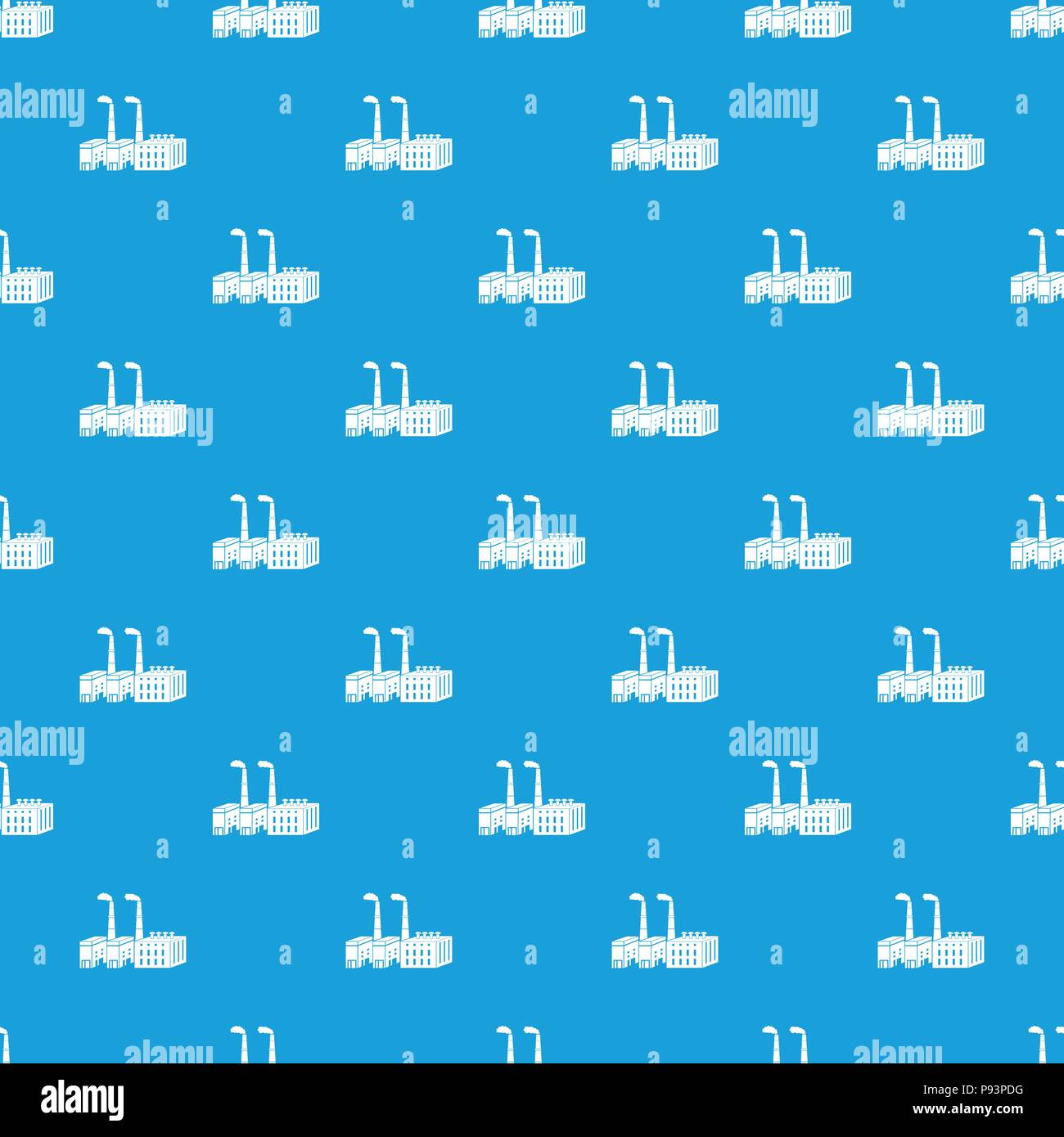 Large chemical plant pattern vector seamless blue Stock Vector Image ...