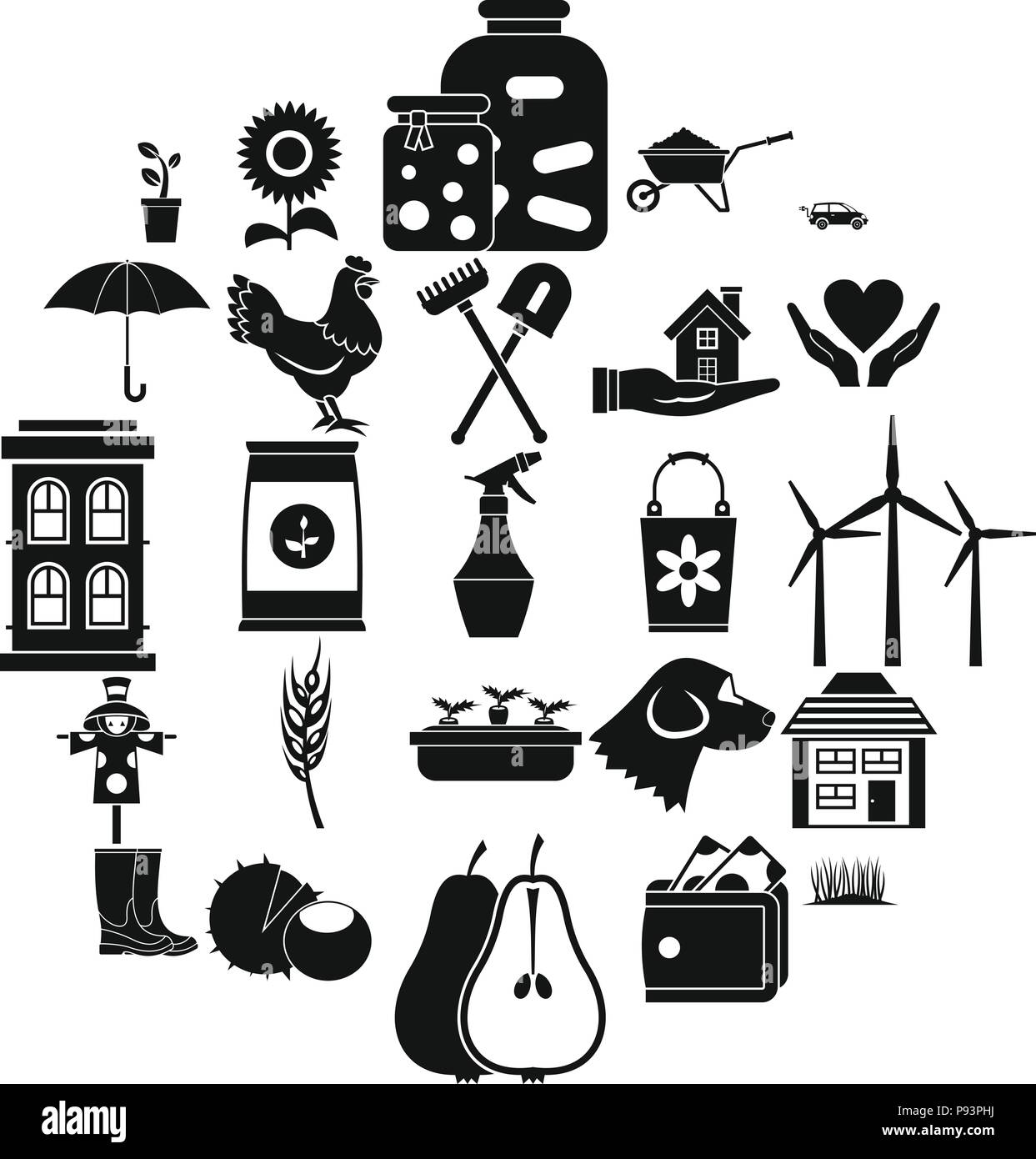 Grange farm Stock Vector Images - Alamy