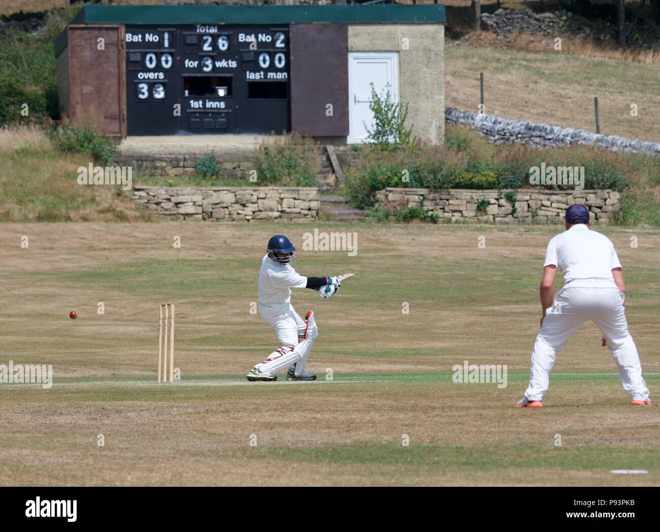 Old cricket scoreboard hi-res stock photography and images - Alamy