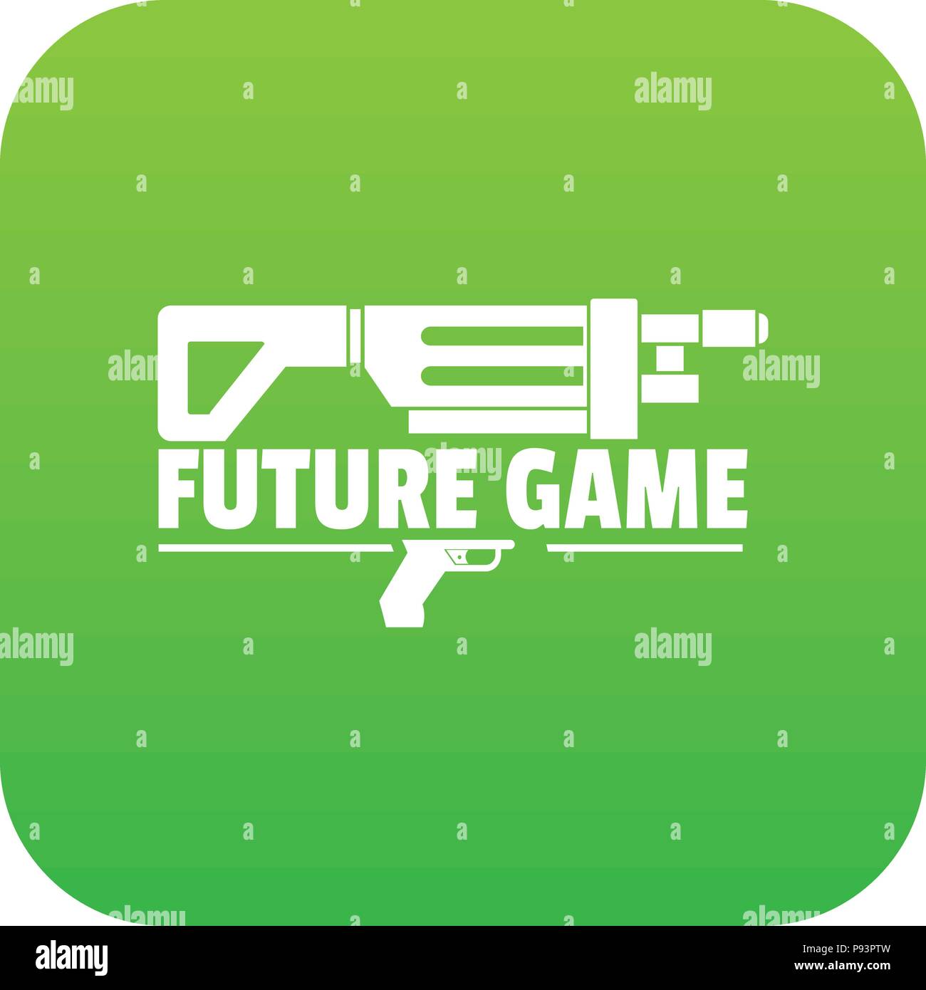 Future game icon green vector Stock Vector Image & Art - Alamy