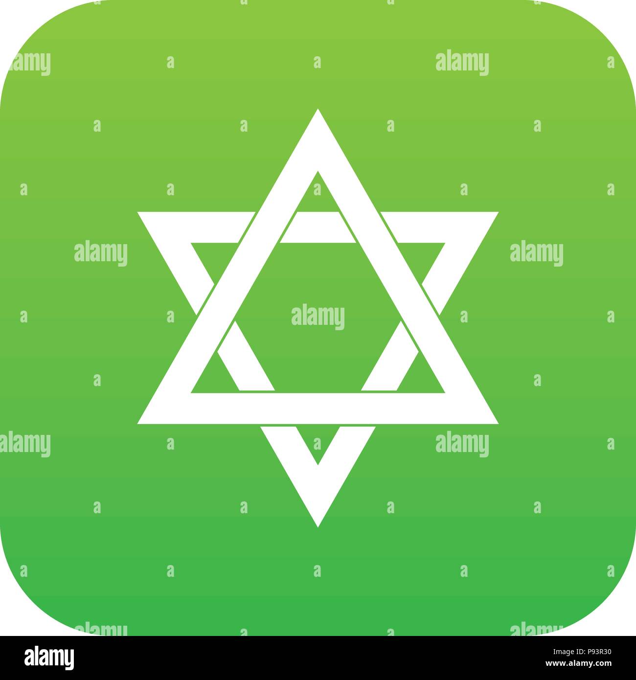 Star of David icon digital green Stock Vector Image & Art - Alamy