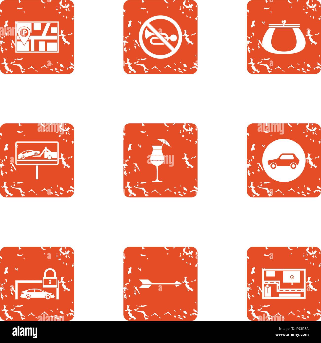 Empty station car park Stock Vector Images - Alamy