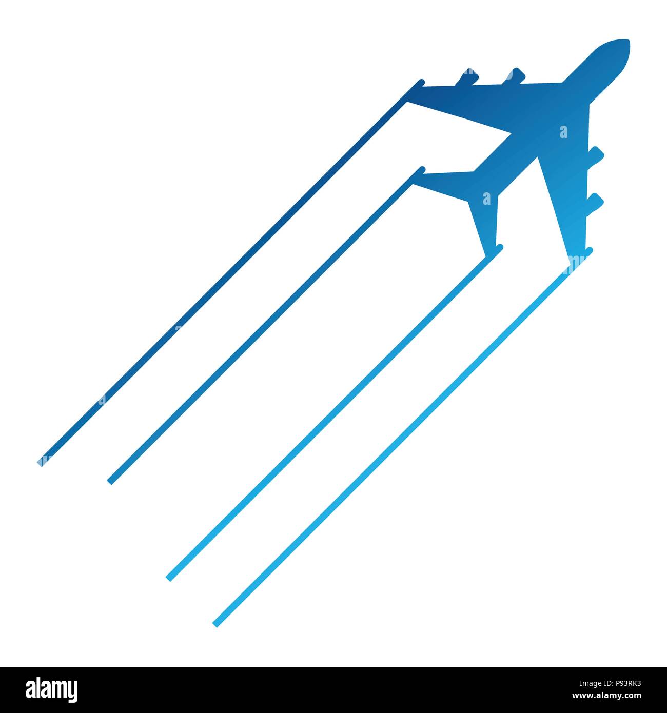 blue aircraft icon Stock Vector Image & Art - Alamy