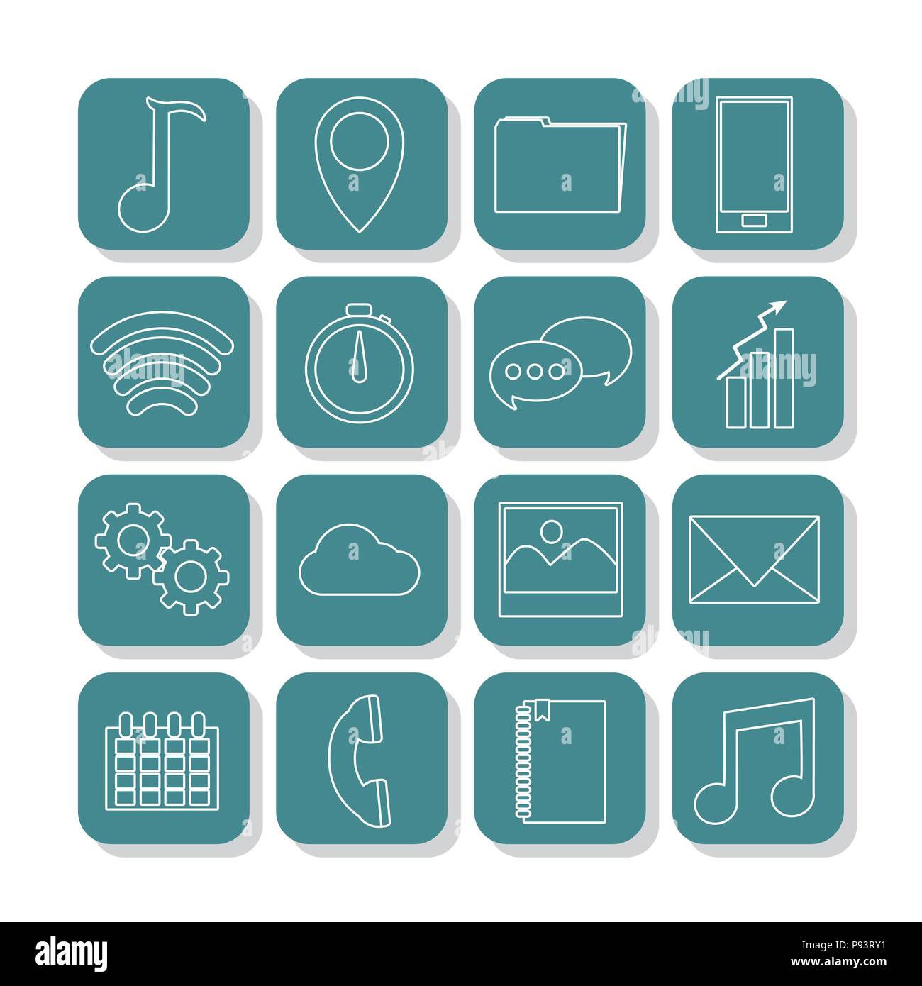 E book symbols Stock Vector Images - Alamy