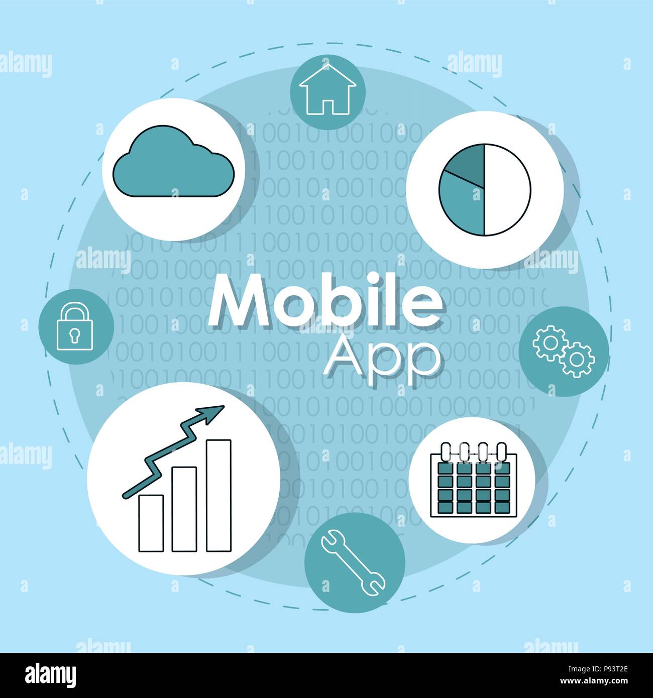 Smartphone mobile application Stock Vector Image & Art - Alamy