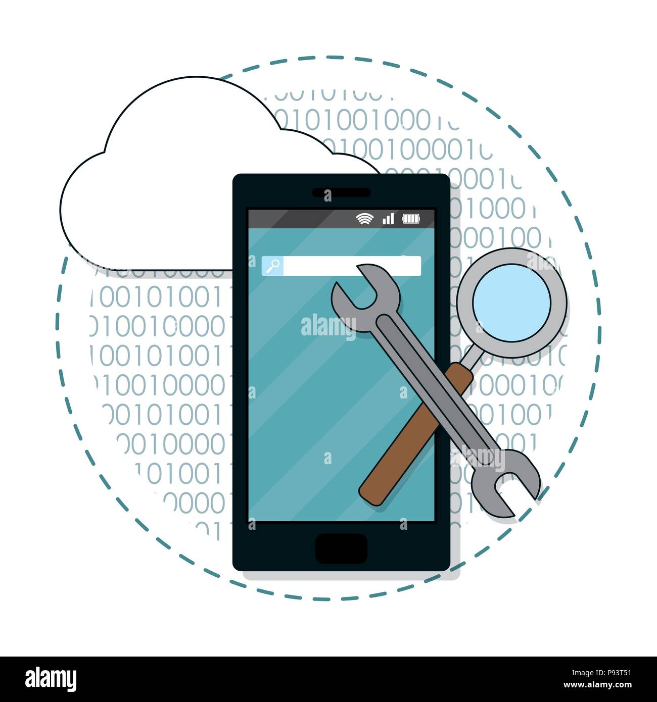 Cloud computing customer support Stock Vector Images - Alamy