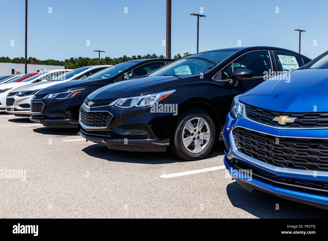 Indianapolis - Circa July 2018: Chevrolet Automobile Dealership. Chevy ...