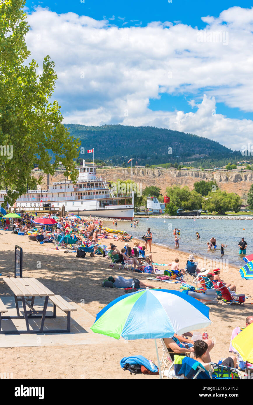 Penticton beach hi-res stock photography and images - Alamy
