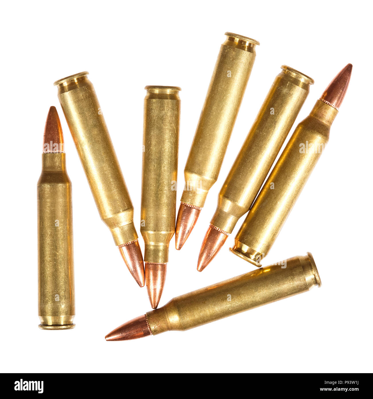 Cartridges for weapons Cut Out Stock Images & Pictures - Alamy