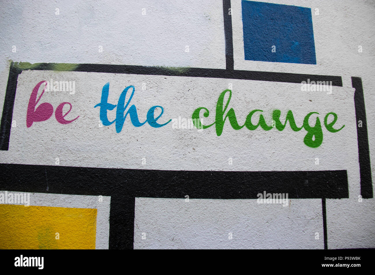 Be The Change Stock Photo - Alamy