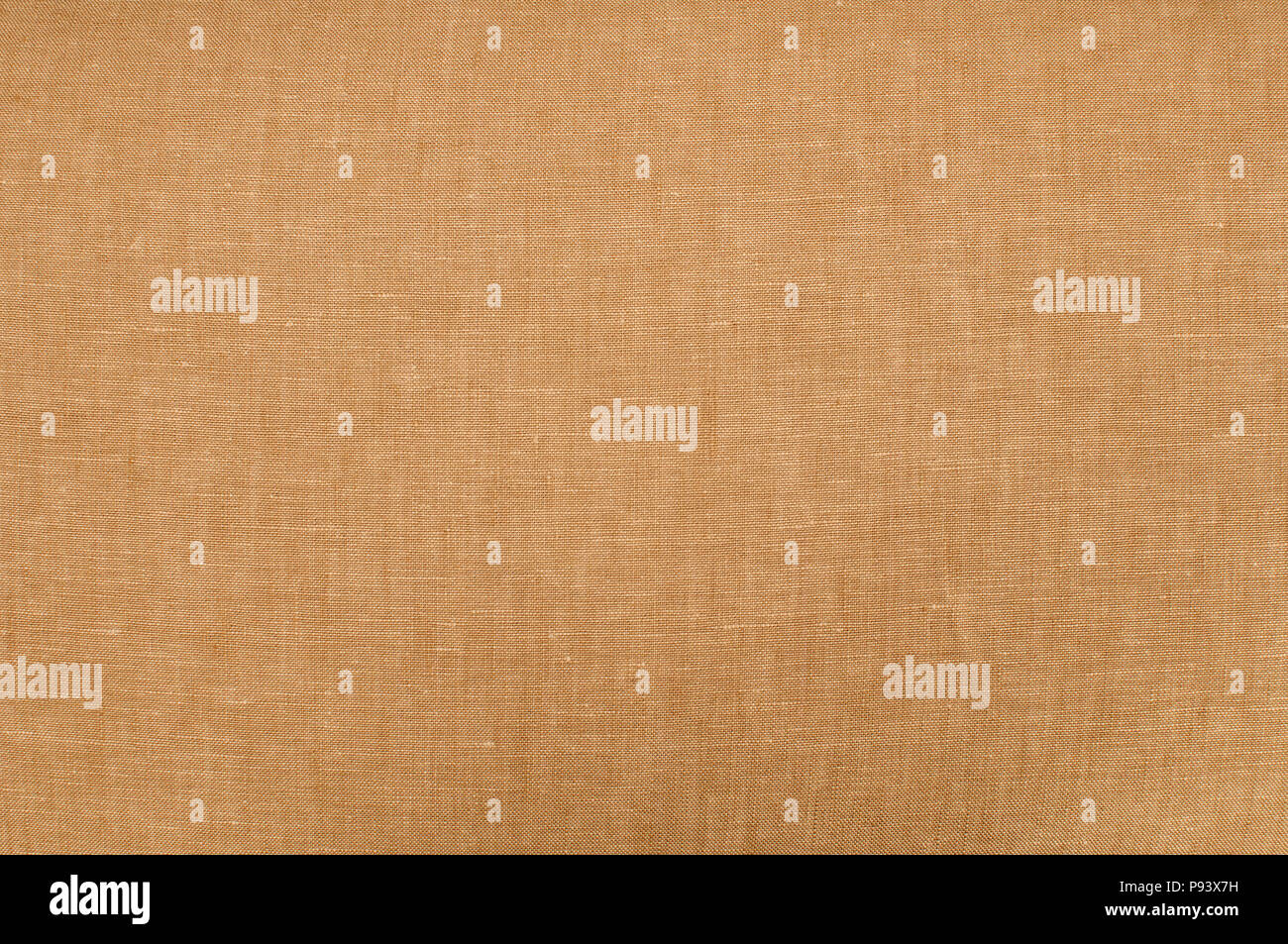 Texture of natural linen flax fabric closeup as textile background ...