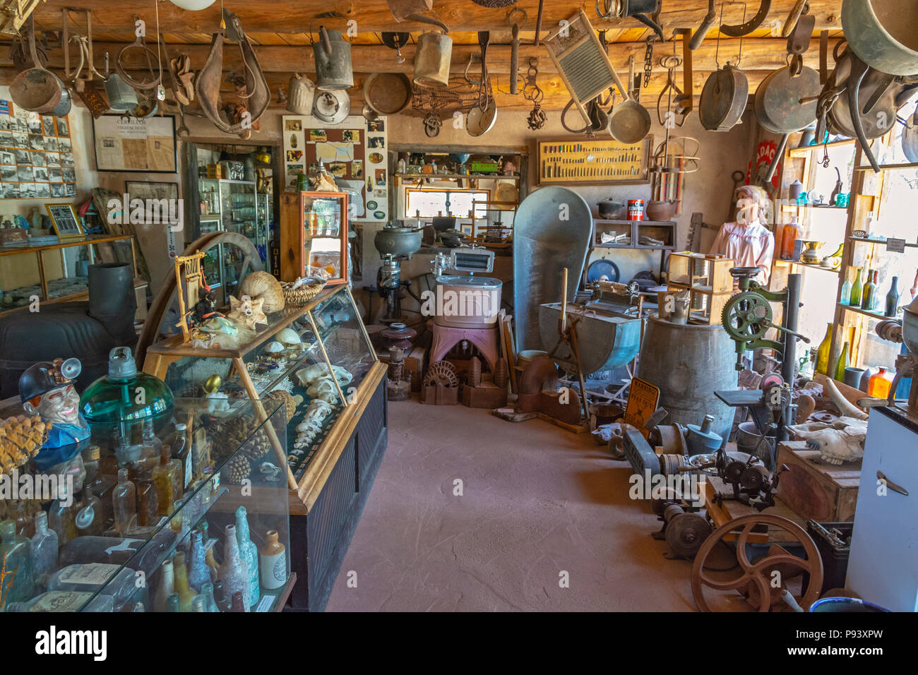 New Mexico, Cerrillos, located off the Turquoise Trail, National Scenic ...