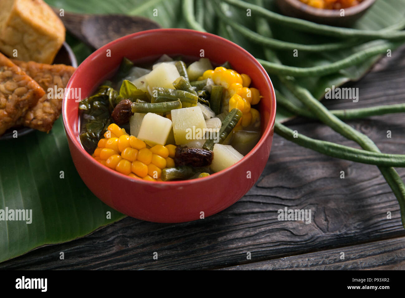 indonesian cuisine. sayur asam close up. vegetable Stock Photo - Alamy