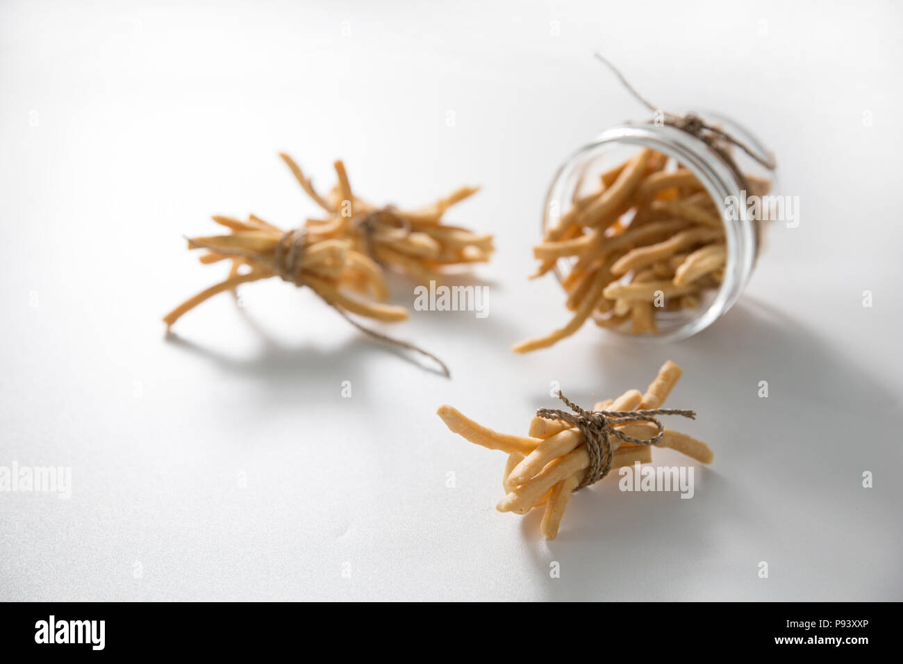 traditional indonesian snack, kue bawang or garlic cracker Stock Photo ...