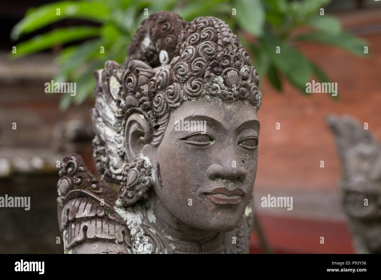 Stone statue in Bali Stock Photo - Alamy
