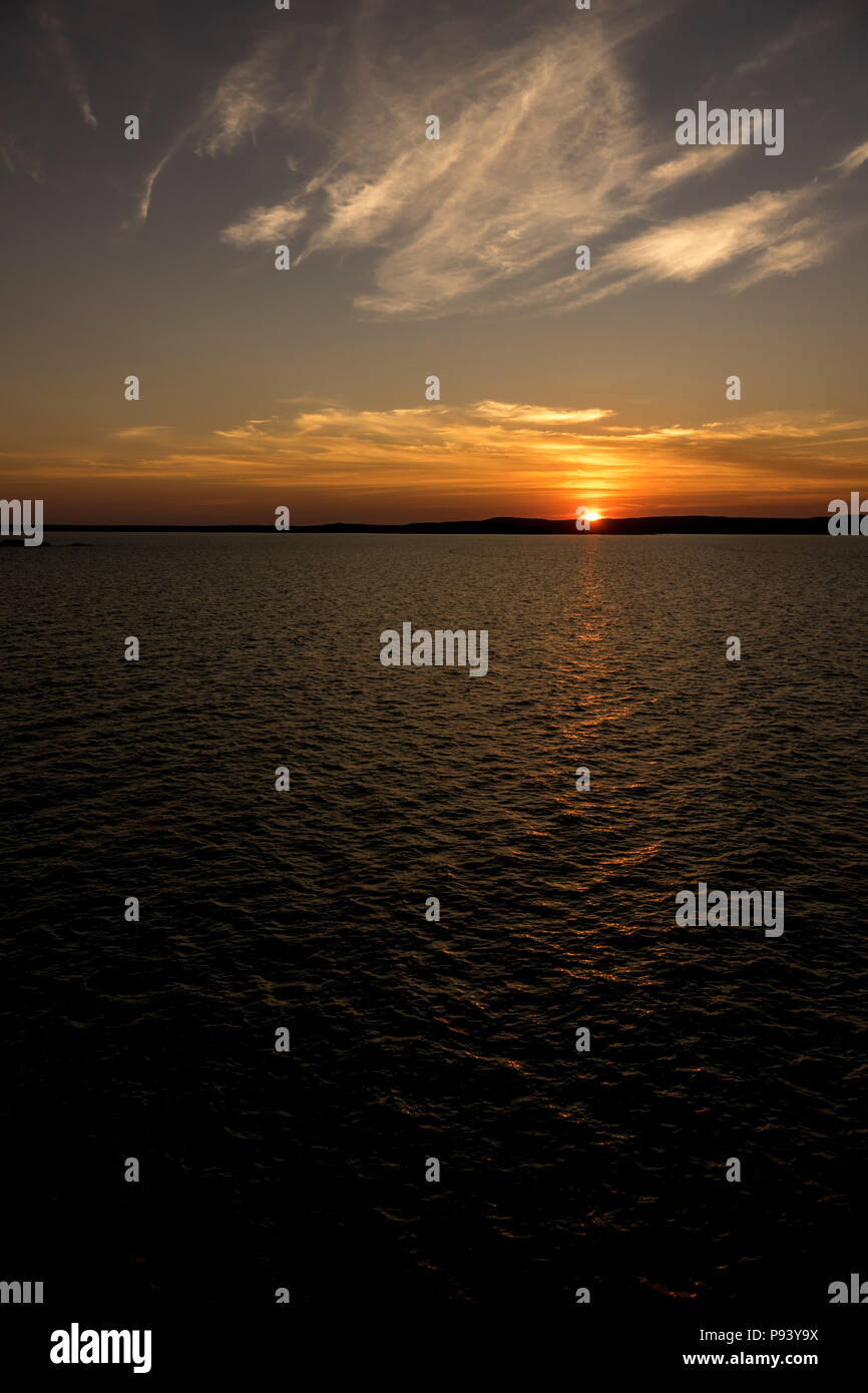 Sunset at Vansittart Bay and Jar Island, Kimberley Coast, Australia ...