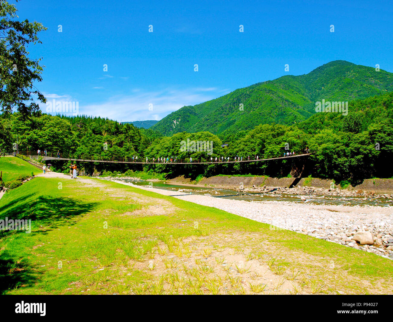 Shirakawa go bridge hi-res stock photography and images - Alamy