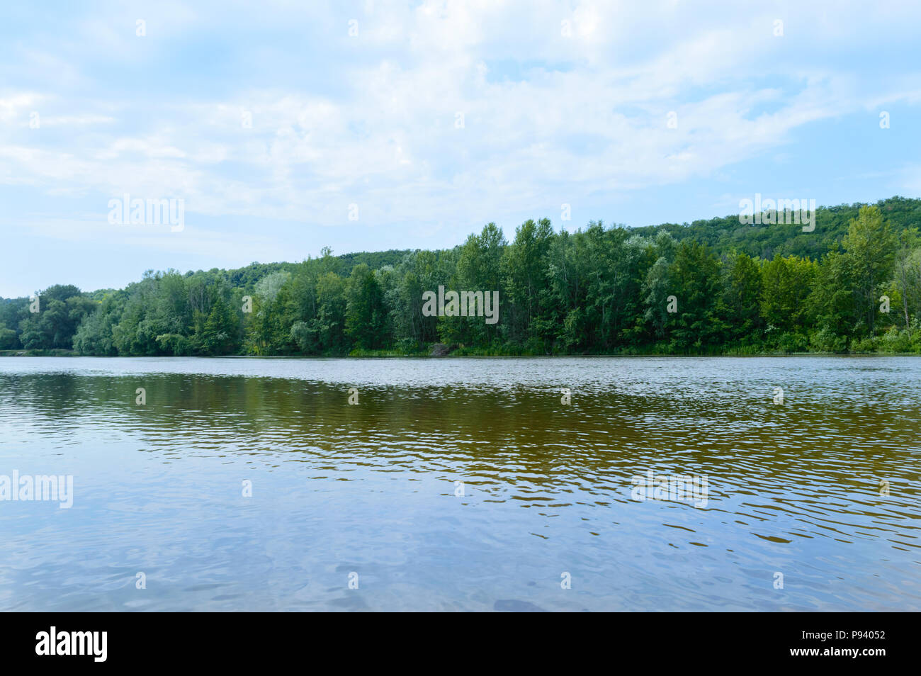 River and forest. Beautiful summer landscape. Camping Stock Photo - Alamy