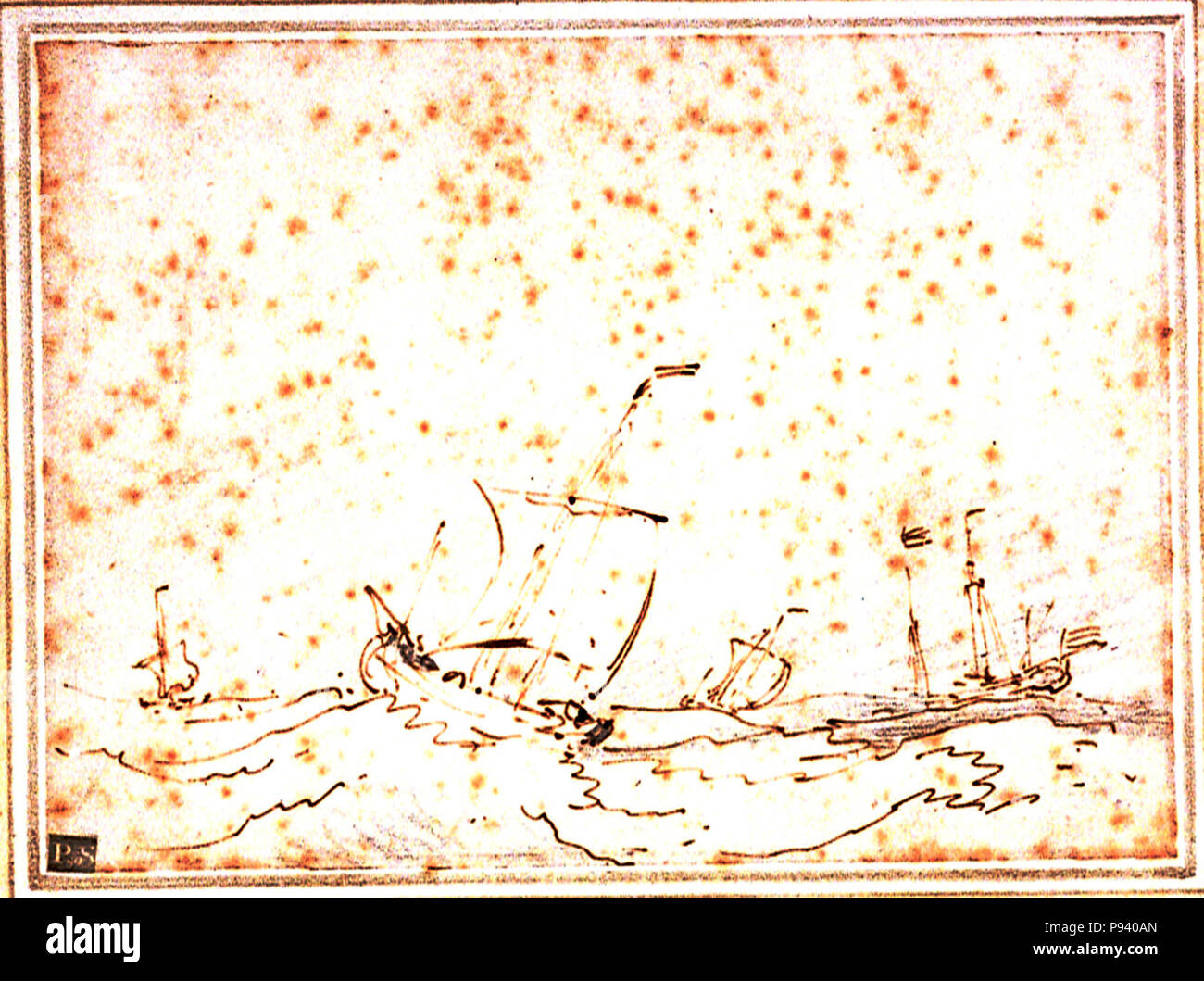 Pink sea artwork hi-res stock photography and images - Alamy