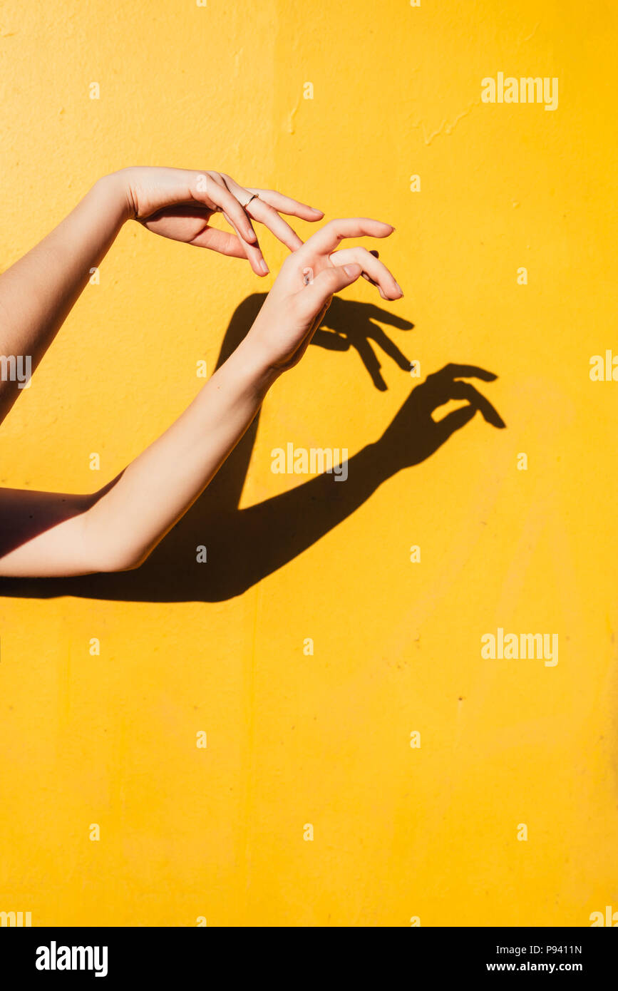 Female hand clode up hi-res stock photography and images - Alamy