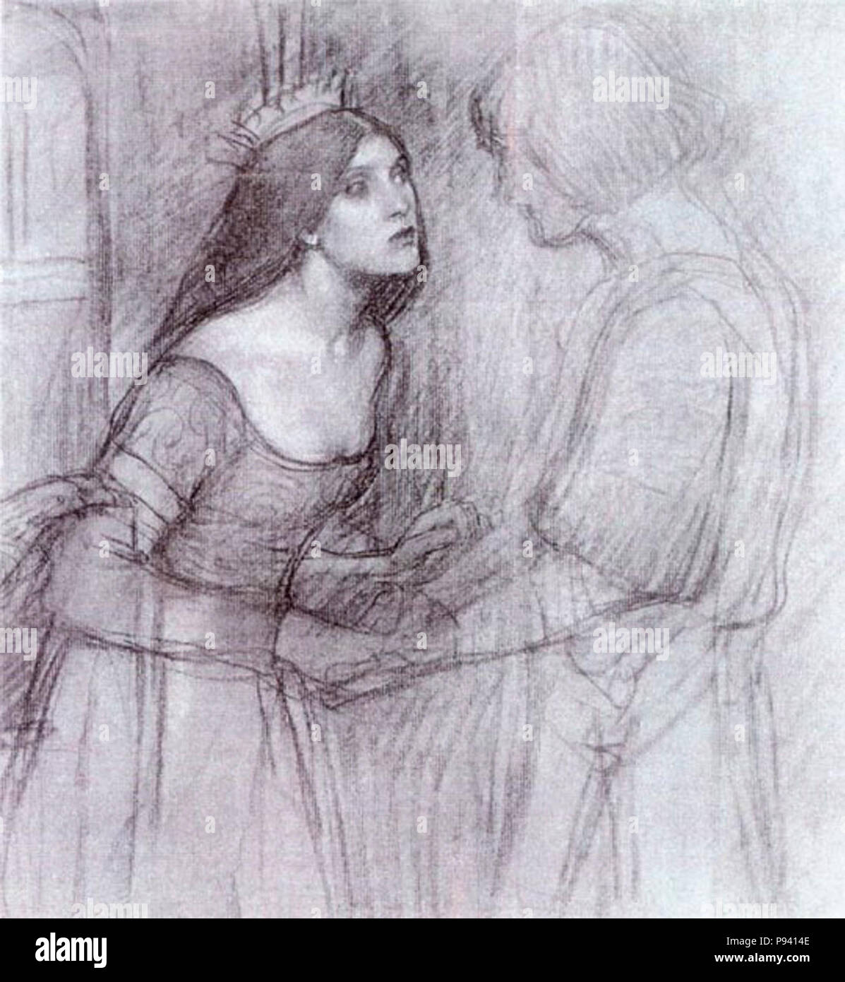 John william waterhouse artwork hi-res stock photography and images - Alamy