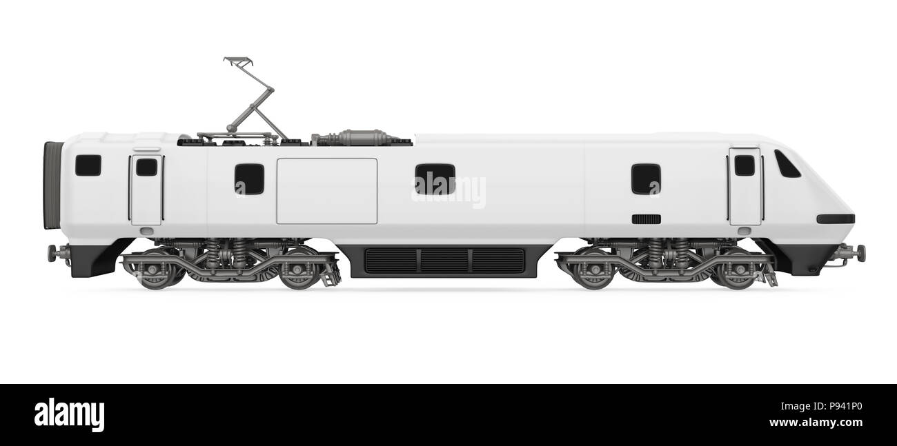 Railway train illustration side view hi-res stock photography and ...