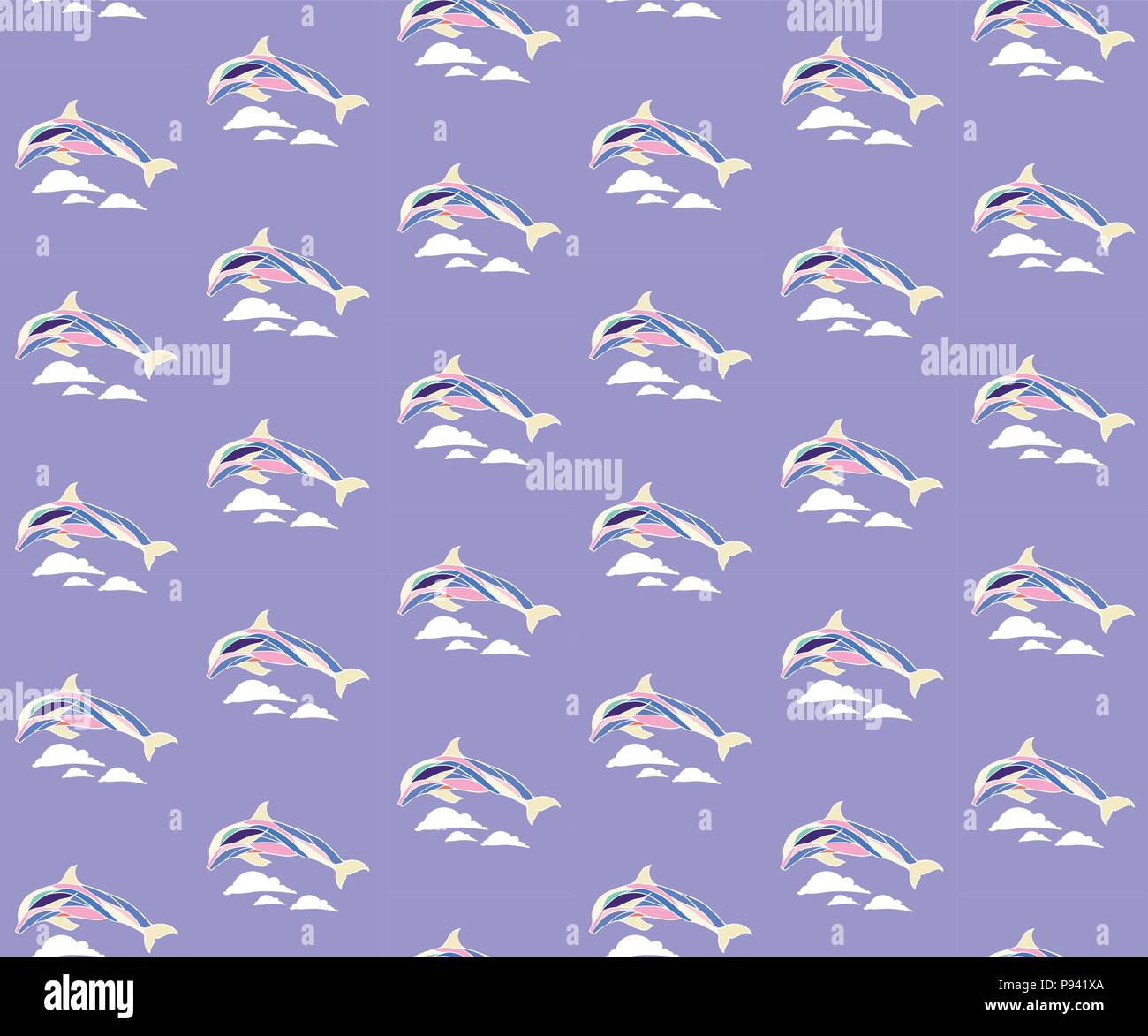 Happy sea creatures Stock Vector Images - Alamy