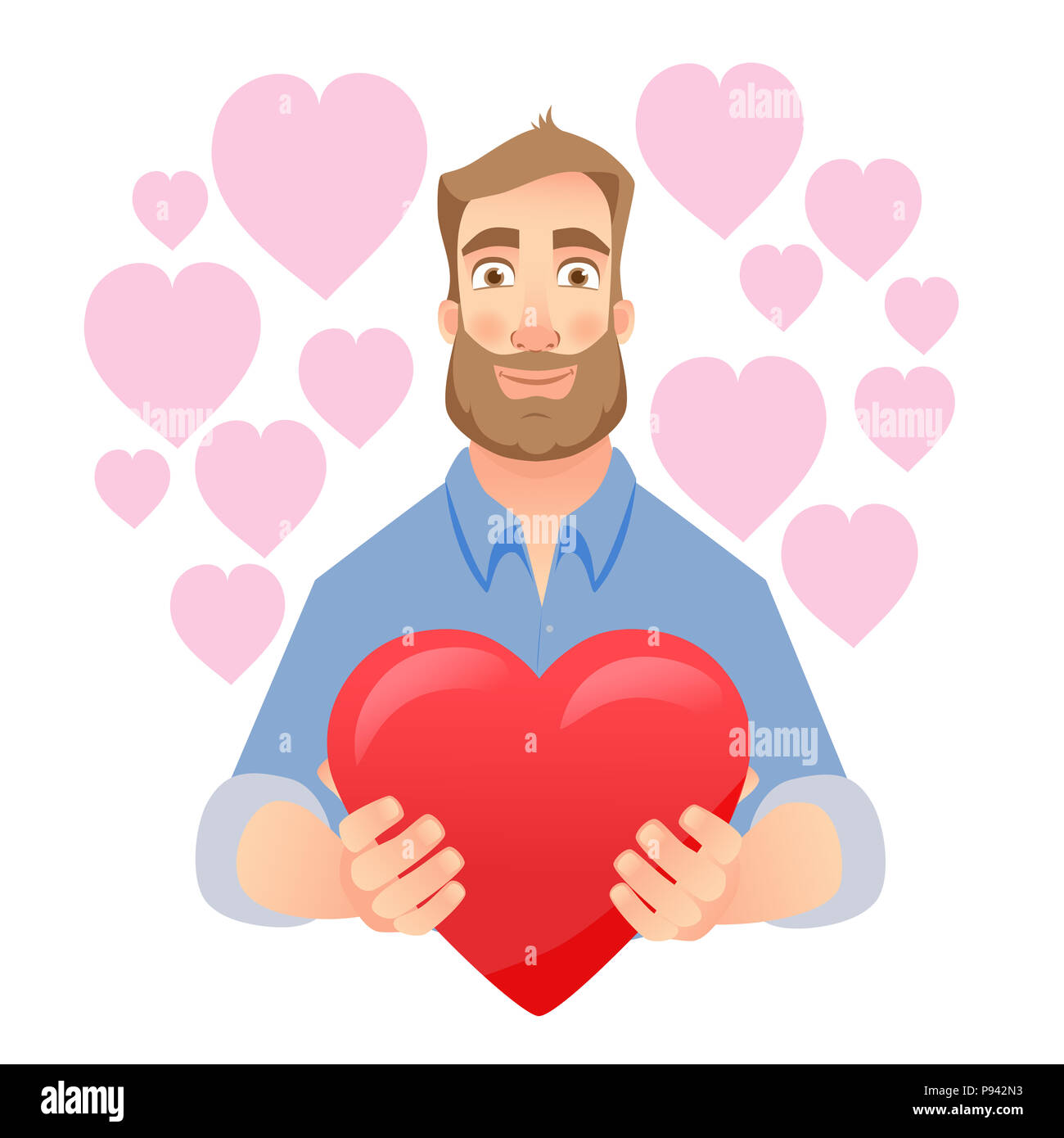 Man gives heart hi-res stock photography and images - Alamy