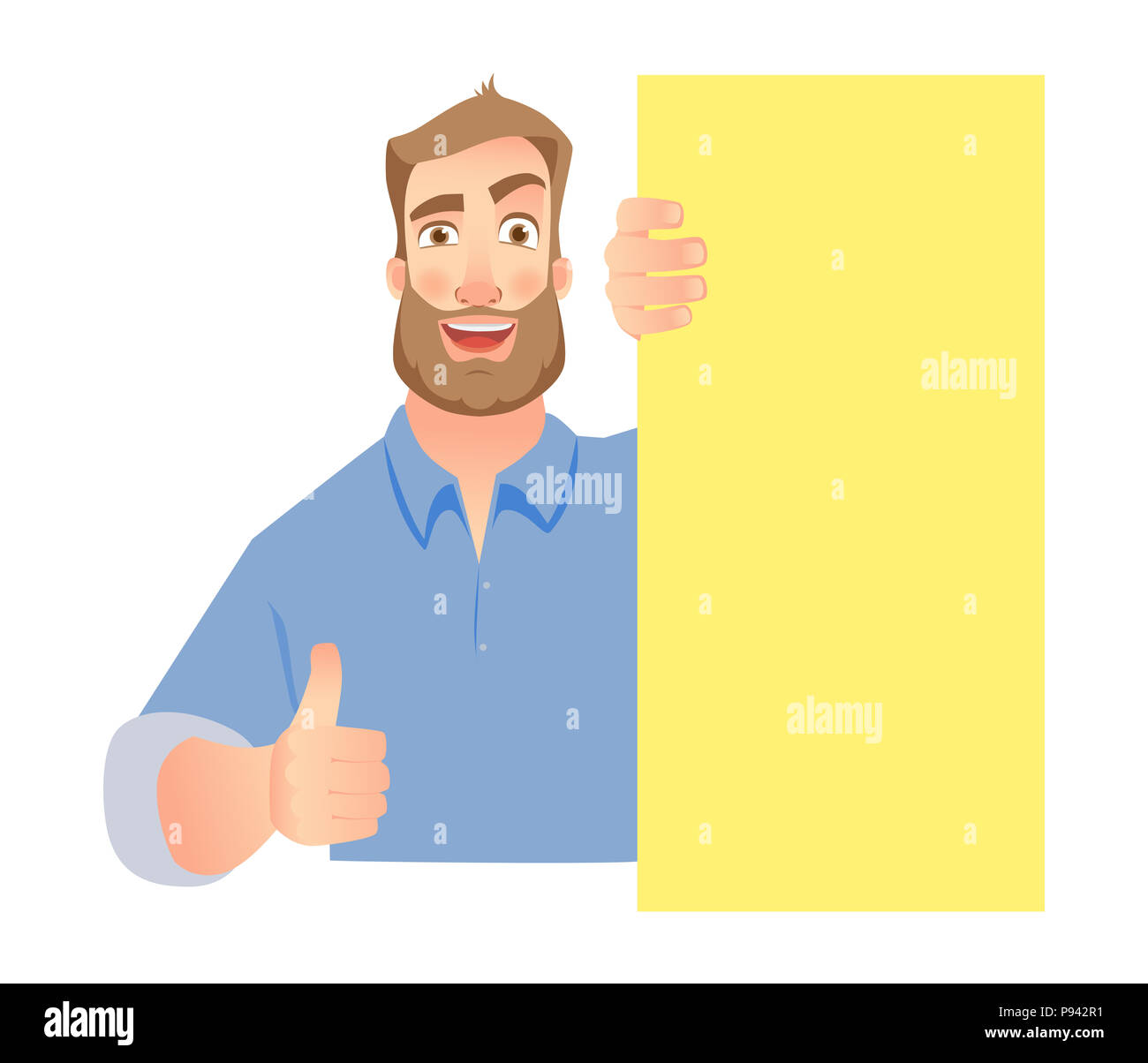 Business Cartoon Long List Cut Out Stock Images & Pictures - Alamy