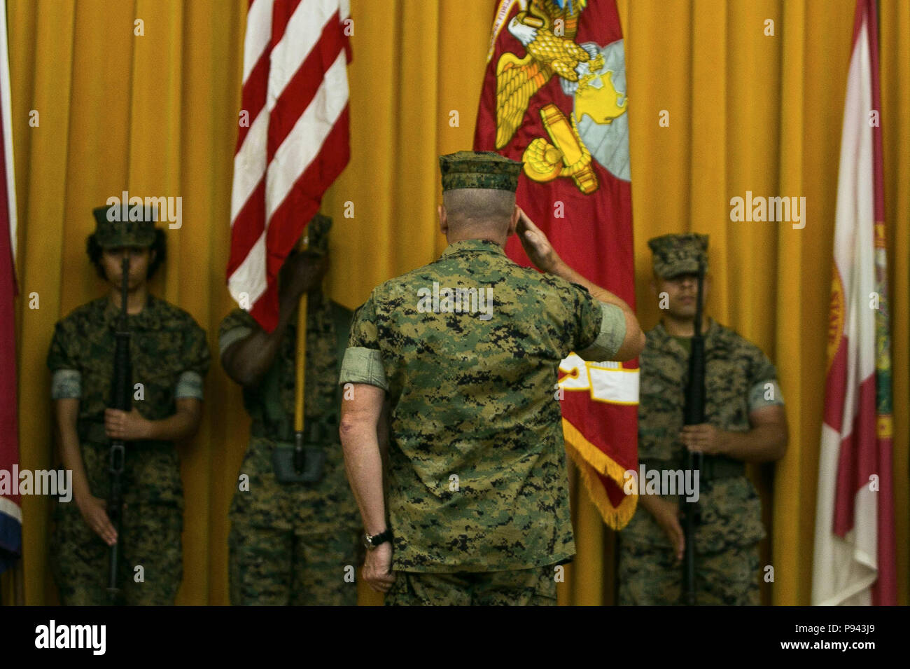 Brig. Gen. William M. Jurney, the on-coming commanding general for 3rd ...