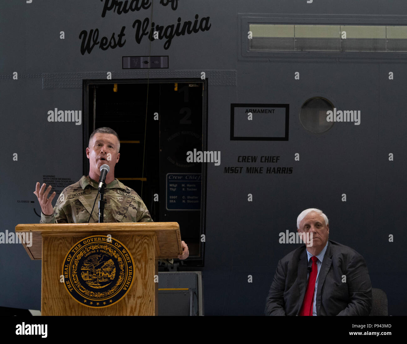 Maj. Gen. James Hoyer, Adjutant General of the West Virginia National ...