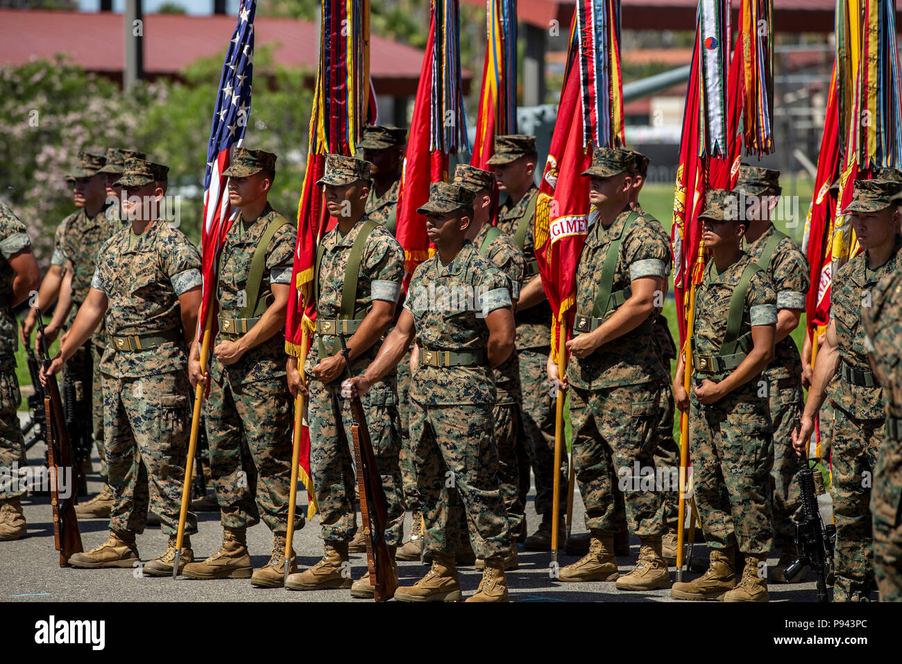 1st marine division headquarters building hi-res stock photography and ...