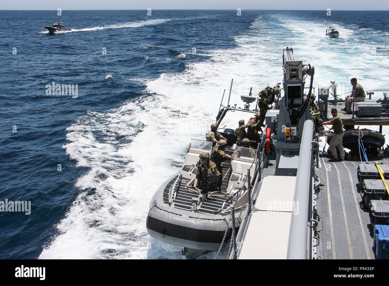 OFF THE COAST OF SOUTHERN CALIFORNIA (July 6, 2018) U.S. Coast Guard deployable specialized ...
