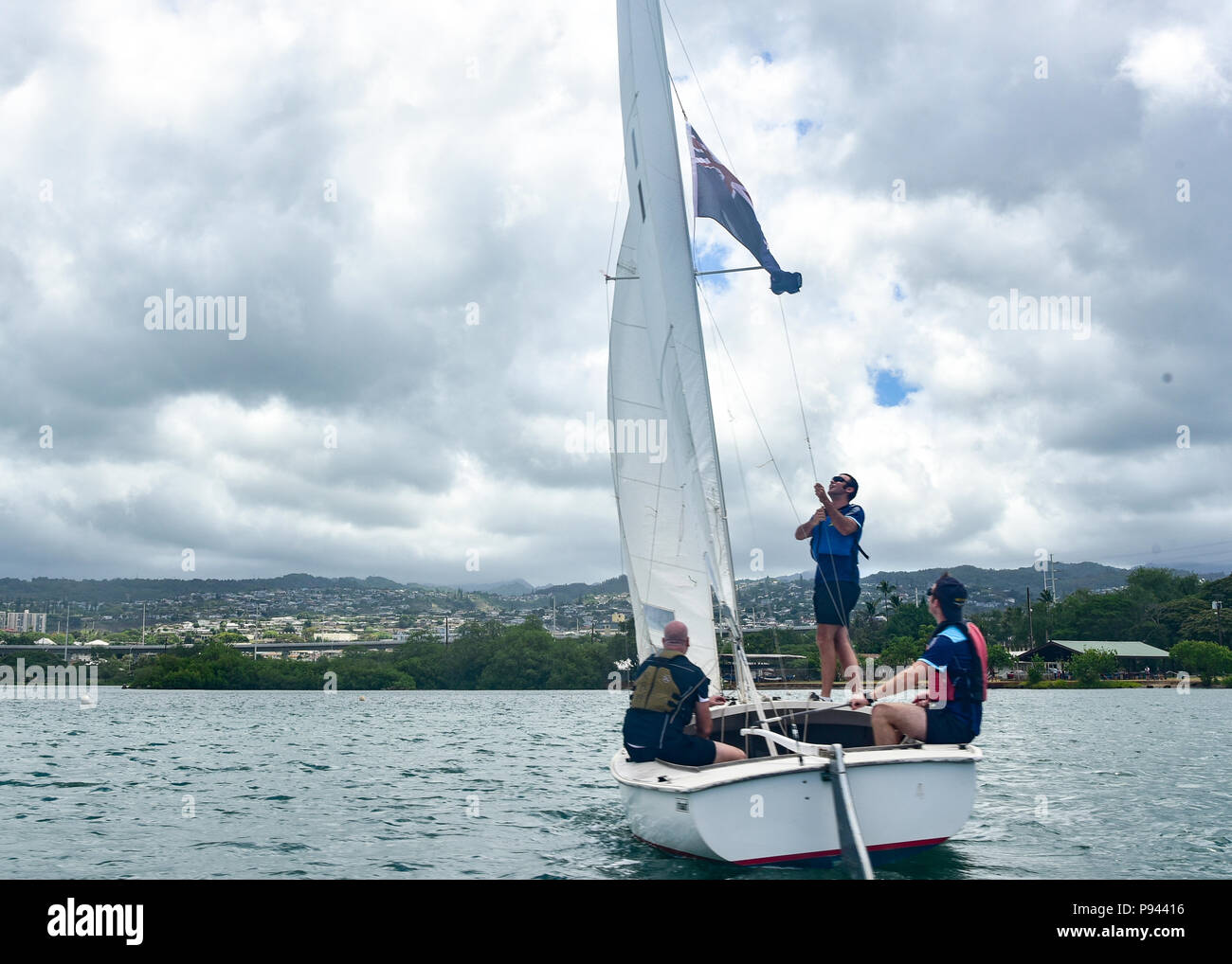New zealand maritime flag hi-res stock photography and images - Alamy