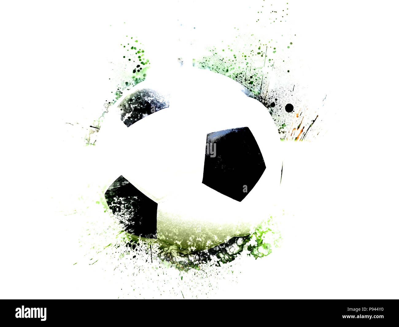 Abstract sports background soccer Cut Out Stock Images & Pictures - Alamy
