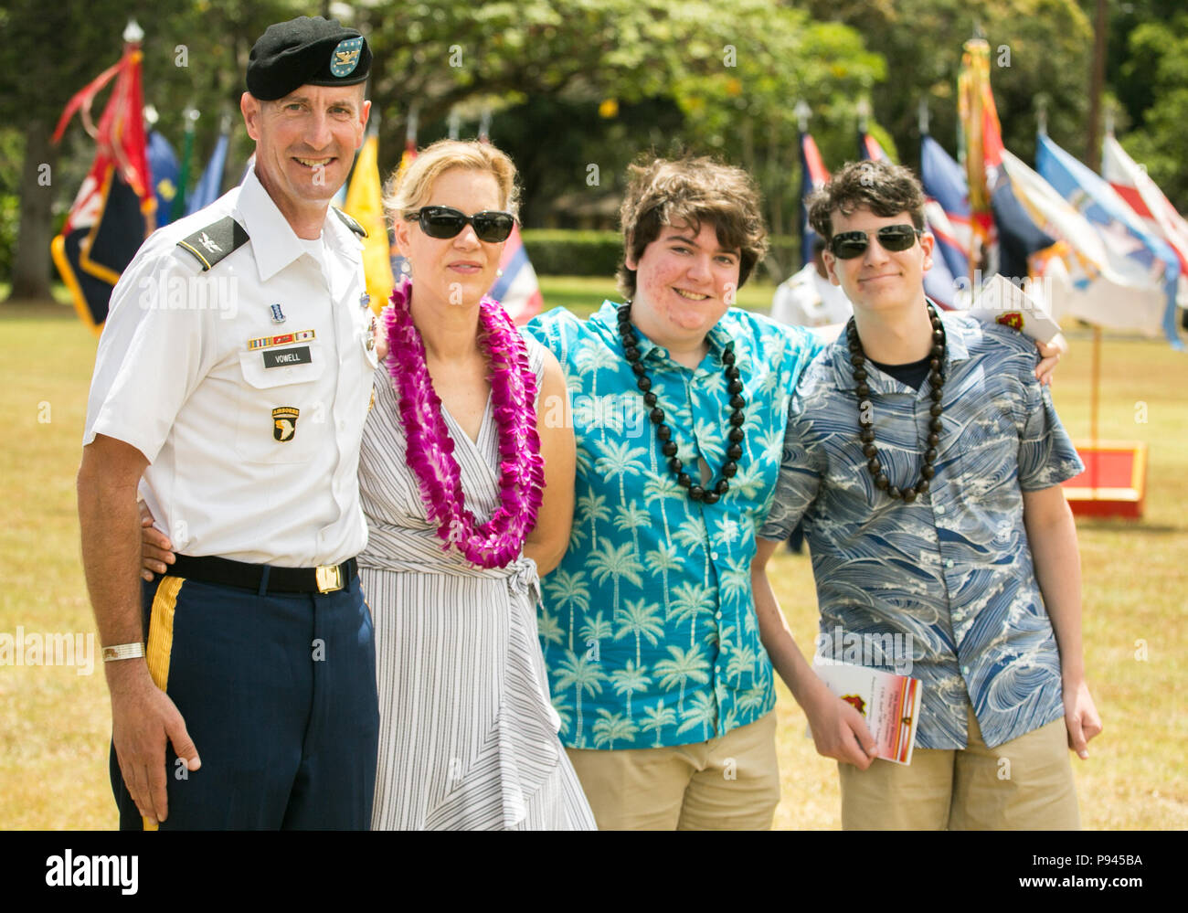 Col. Joel (J.B.) Vowell, along with his wife Mary and sons, thank well ...