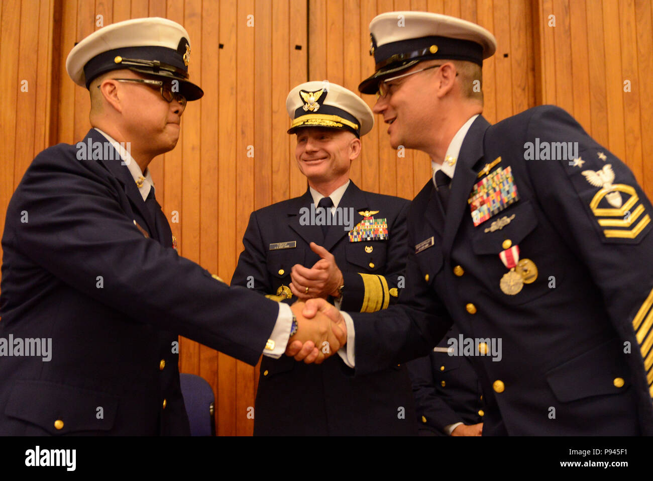 Coast Guard 13th District Master Chief Petty Officer Jason Wong, on ...