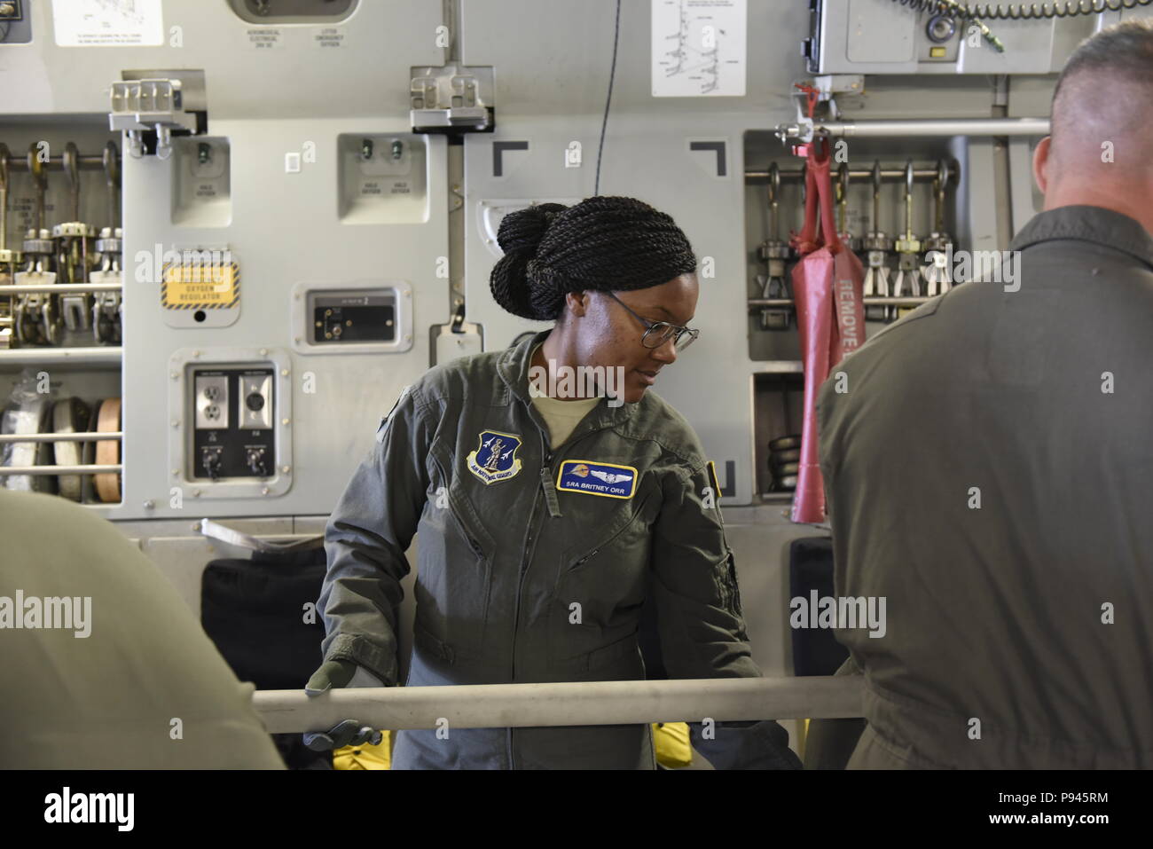 U.S. Air Force Senior Airman Britney Orr of the 156th Aeromedical ...