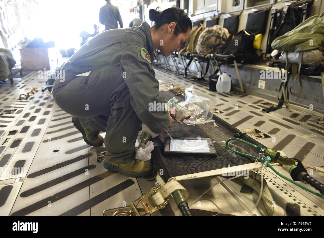 U.S. Air Force Airman 1st Class Kiara Rivera Cortes a member of the ...