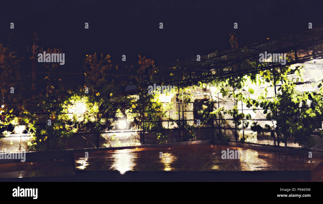 Abstract light in tree watercolor painting background Stock Photo - Alamy