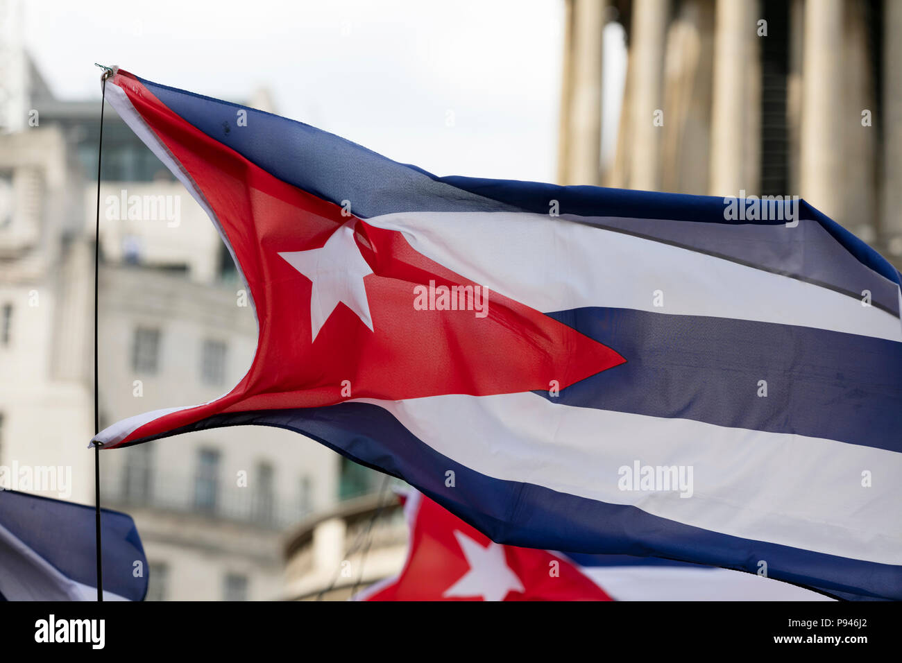 Cuban Flag Waving High Resolution Stock Photography and Images - Alamy