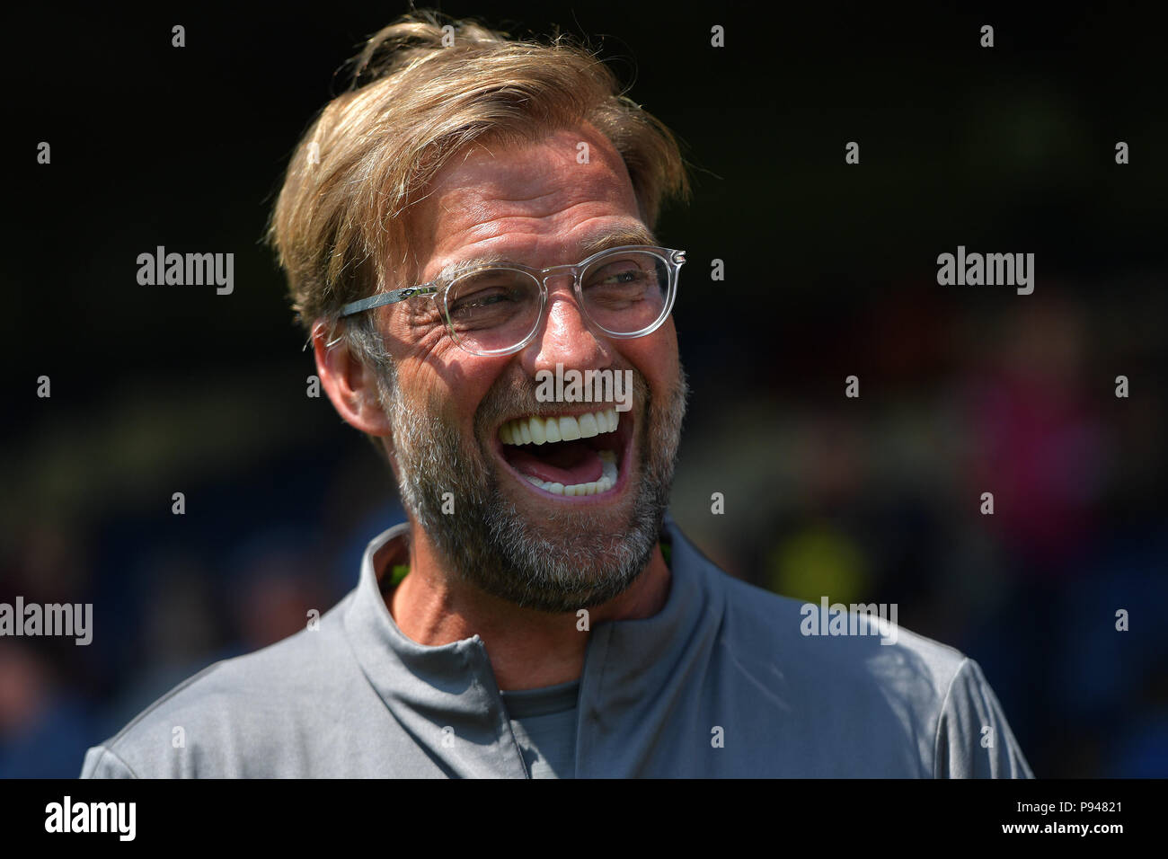 Liverpool manager Jurgen Klopp during the pre-season match at the ...