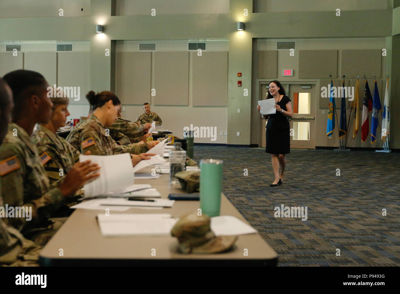 Soldiers of HHC 201st Regional Support Group attend Army Protocol ...