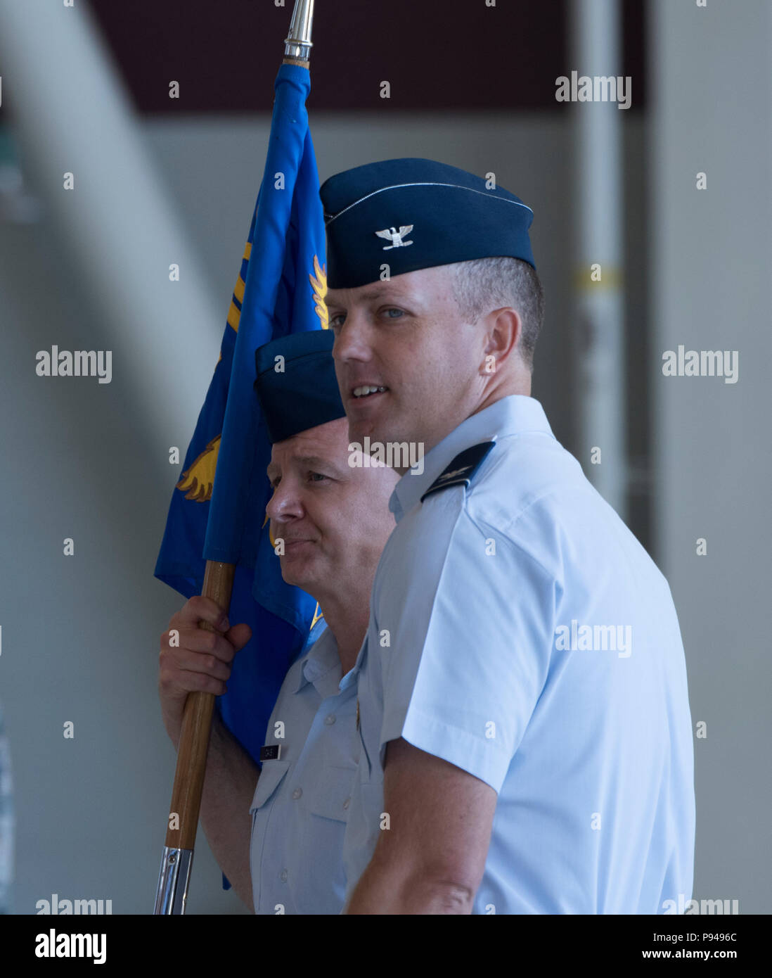 U.S. Air Force Col. Matthew Leard, vice commander, 60th Air Mobility ...