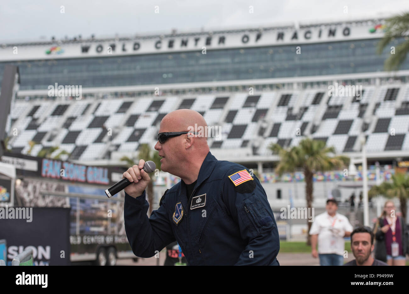 Senior Master Sgt. Ryan Carson, U.S. Air Force Band Max Impact vocalist ...