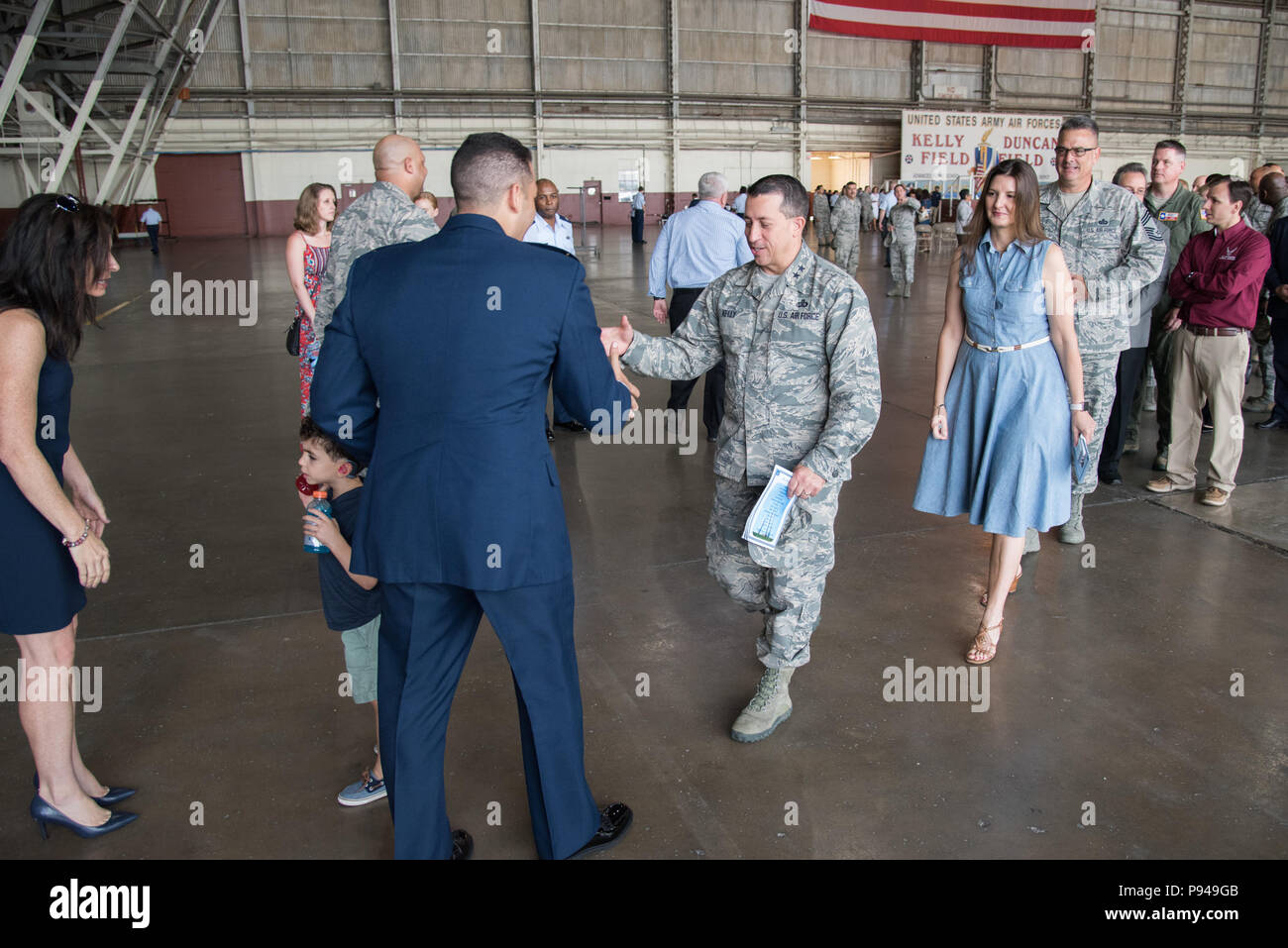 37th Training Wing, Joint Base San Antonio-Lackland, Texas held a change of command ceremony at ...