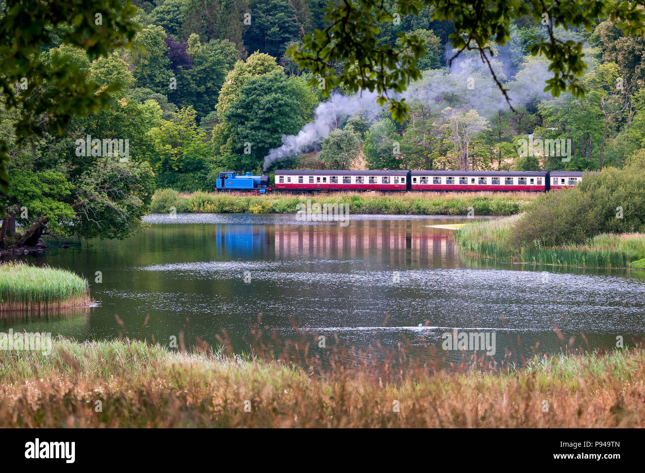 Haverthwaite steam train hi-res stock photography and images - Alamy