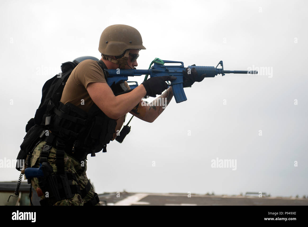 180711-N-MQ094-040 PACIFIC OCEAN (July 11, 2018) Gunner's Mate 2nd ...