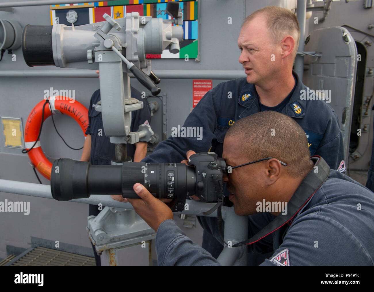 180710-N-YR245-0055 PACIFIC OCEAN (July 10, 2018) Senior Chief ...