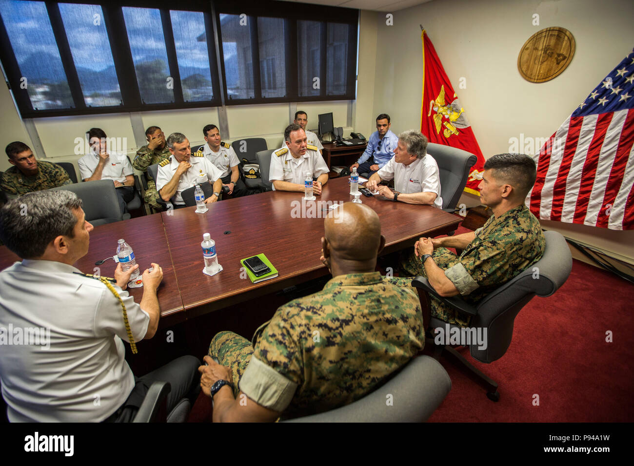 Commander in chief of the chilean navy hi-res stock photography and ...